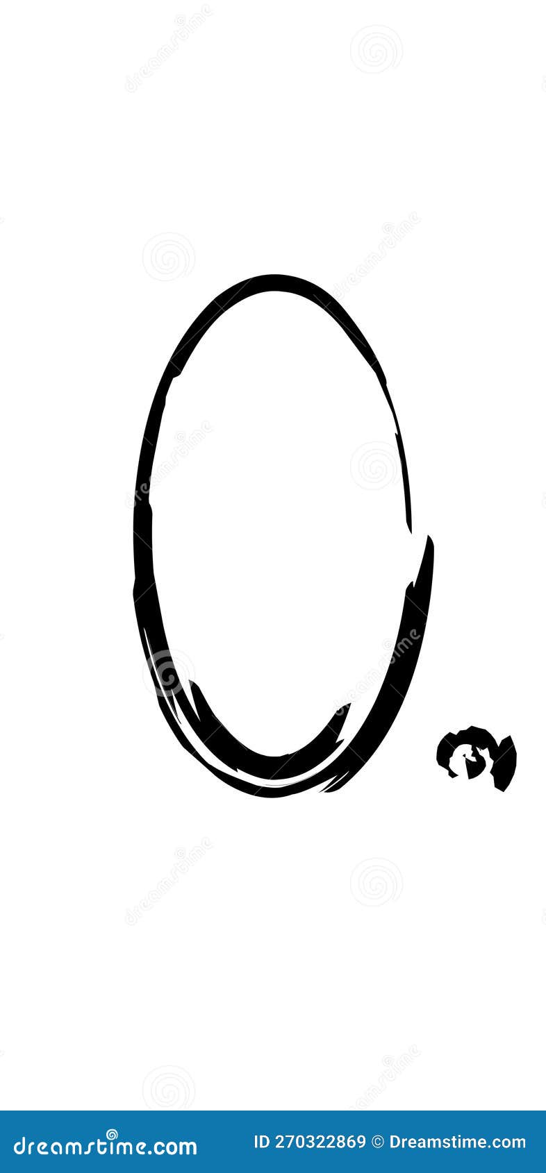 A Geometric Circle of Fonts. Stock Illustration - Illustration of ...