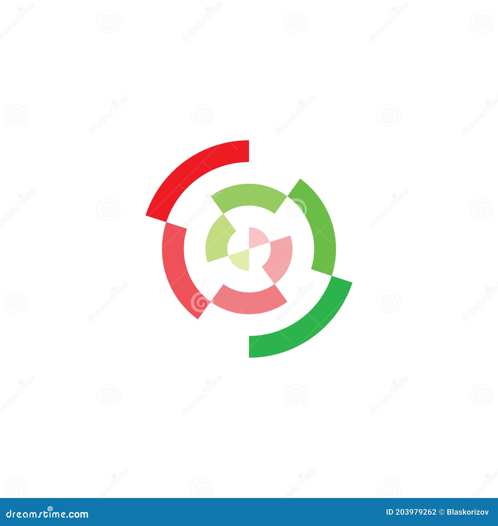 Geometric Circle Target Icon Logo Vector Stock Vector - Illustration of ...