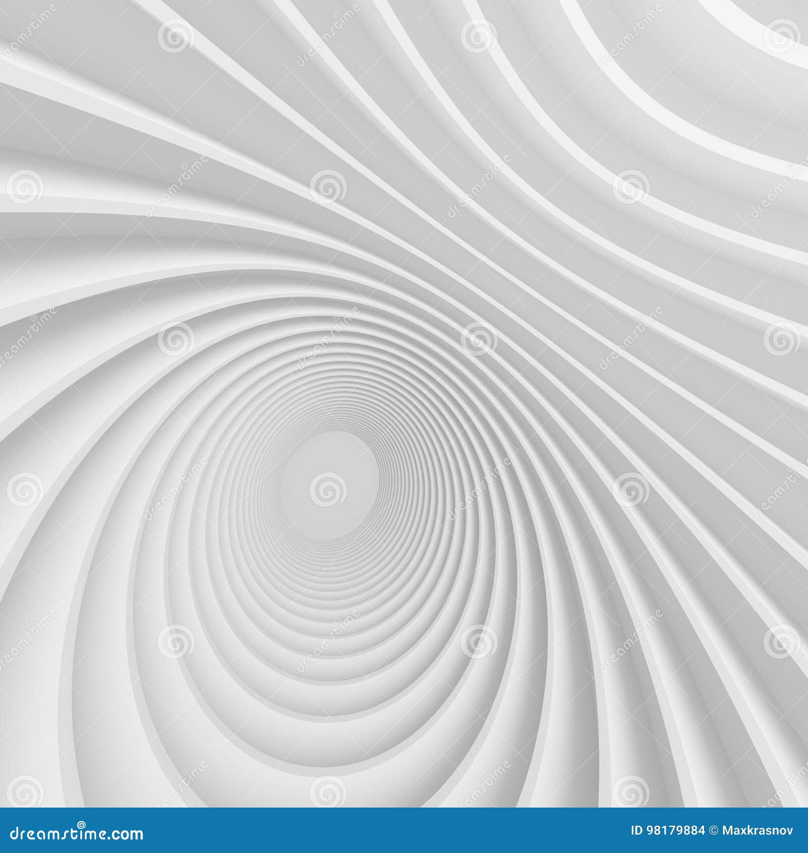 Geometric Circular Construction. Futuristic Building Construction Stock ...