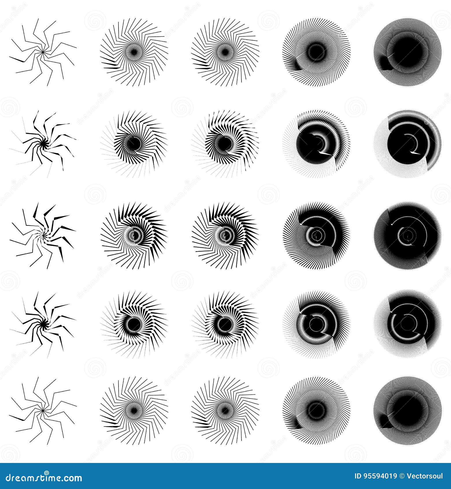 Geometric Circular Element. Grungy, Sketchy Splatter-like Circle Stock ...