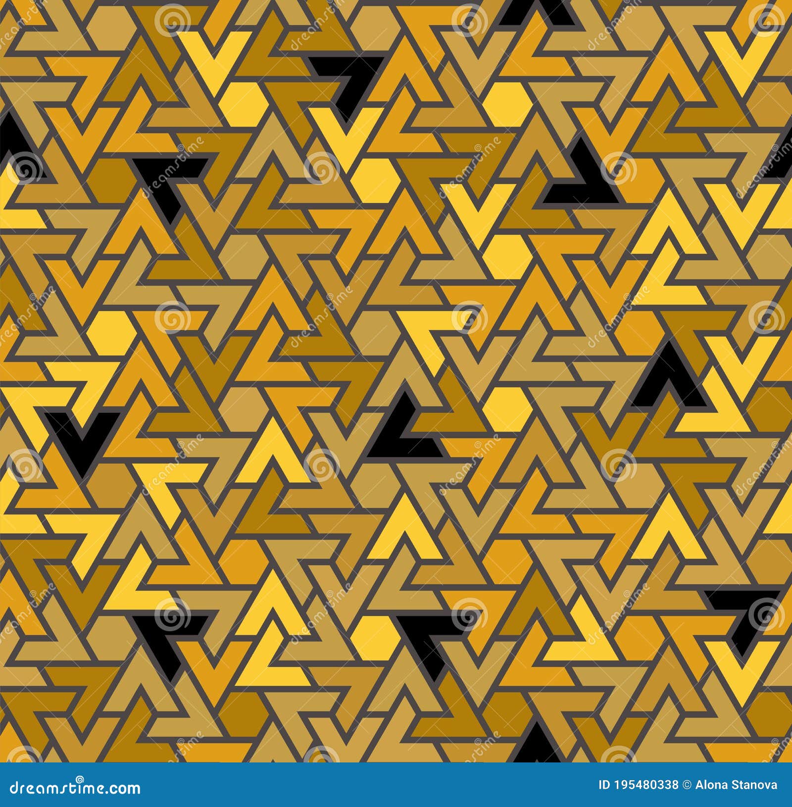 Geometric Color Pattern with Abstract Flies. Vector Repeating Texture ...