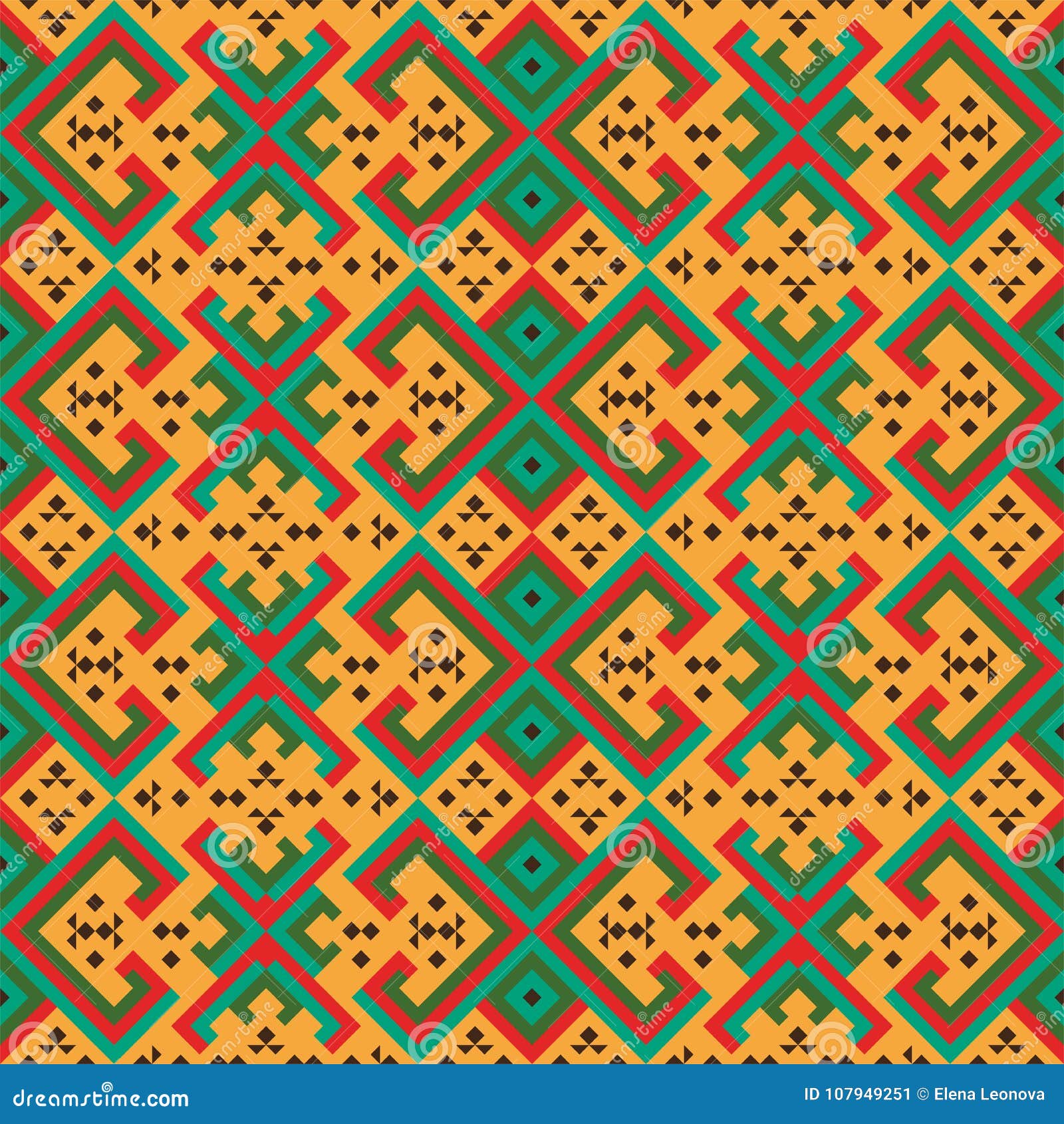Tribal Mexican Seamless Pattern. Editorial Photo - Illustration of ...