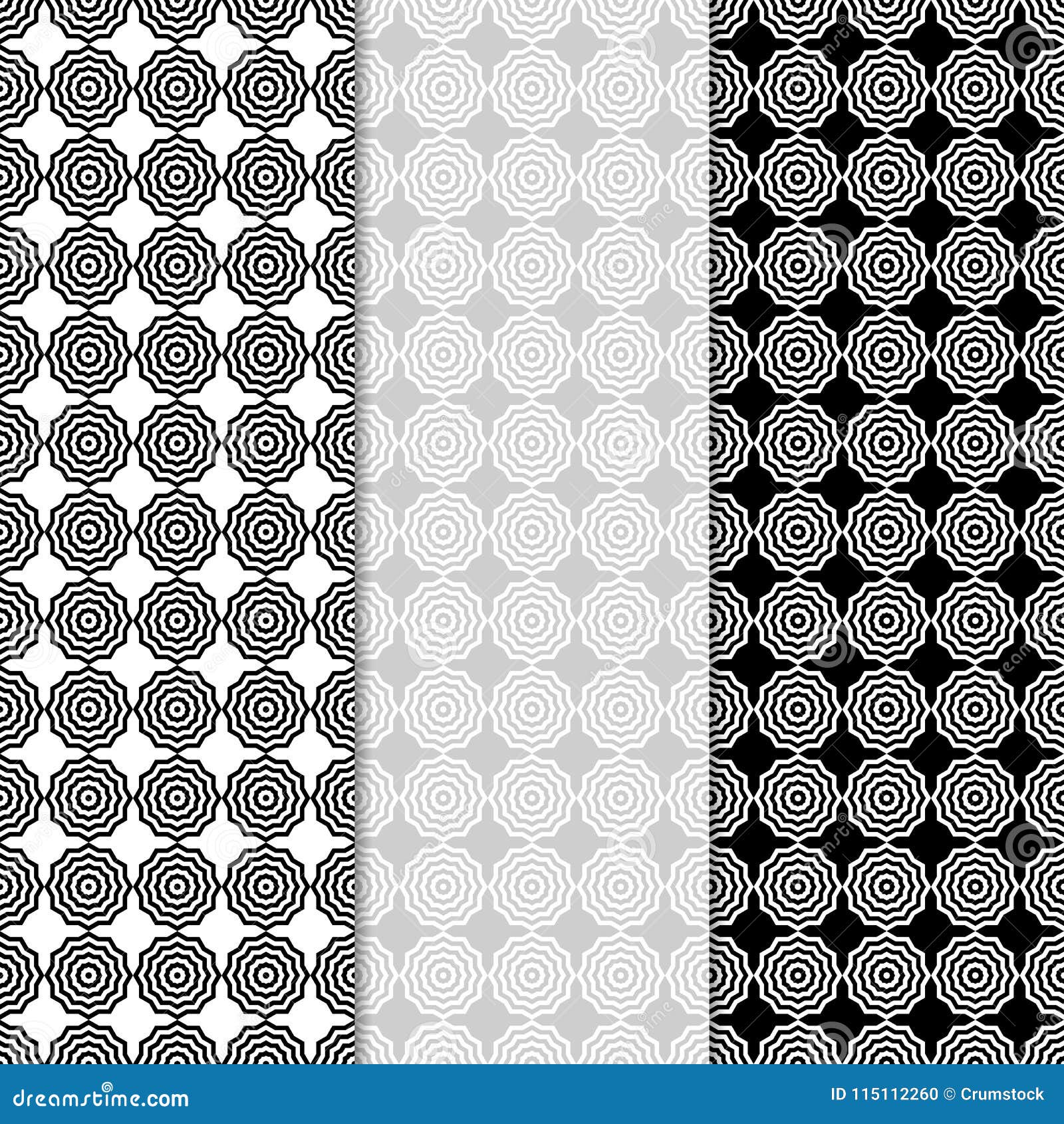 Geometric Colored Vertical Seamless Pattern Stock Vector - Illustration ...