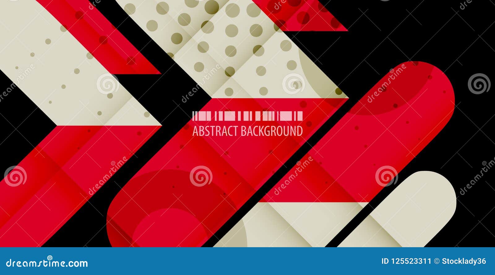 Geometric Colorful Abstract Background with Arrowheads Stock Vector ...