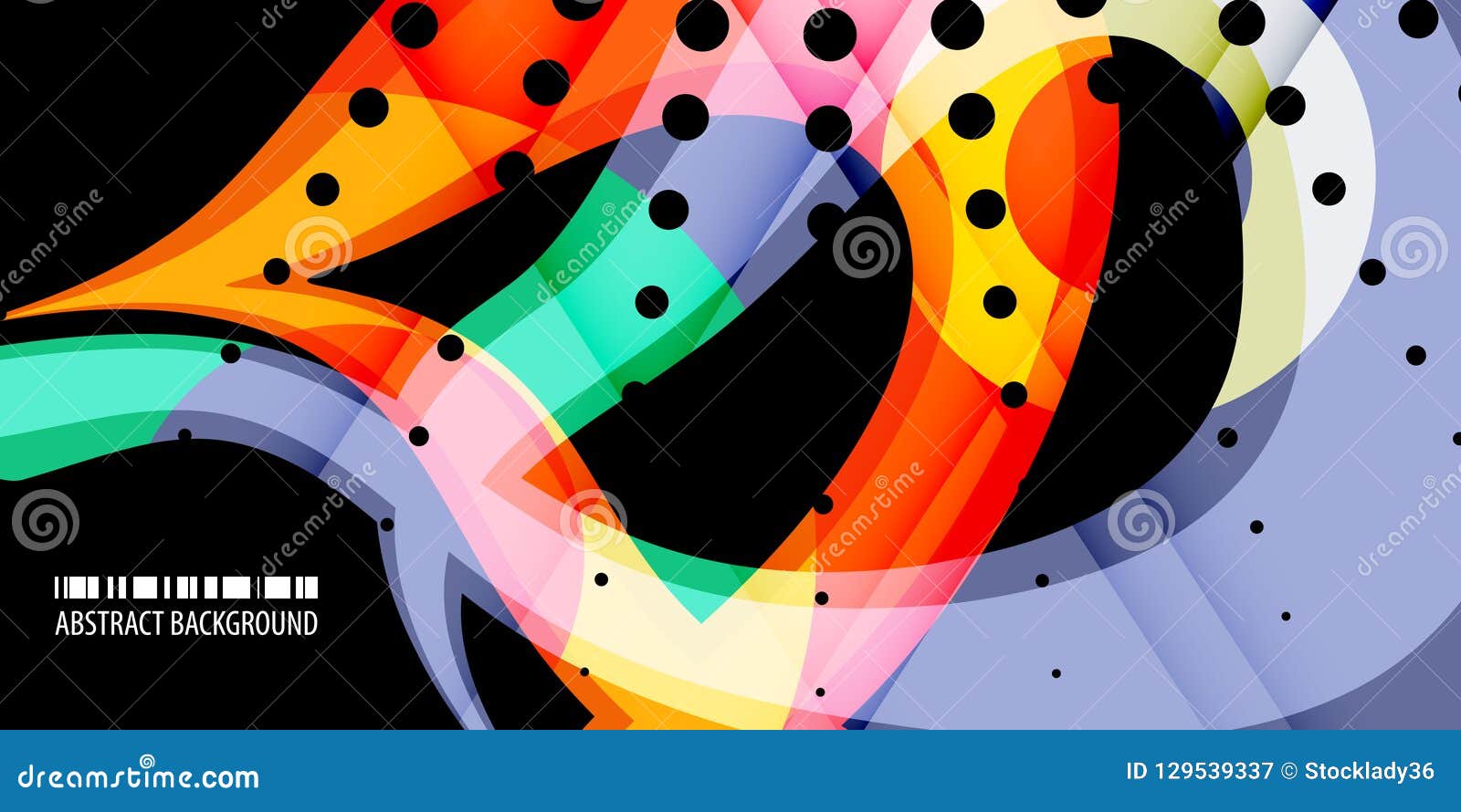 Geometric Colorful Abstract Background Graphics Template Stock Vector ...