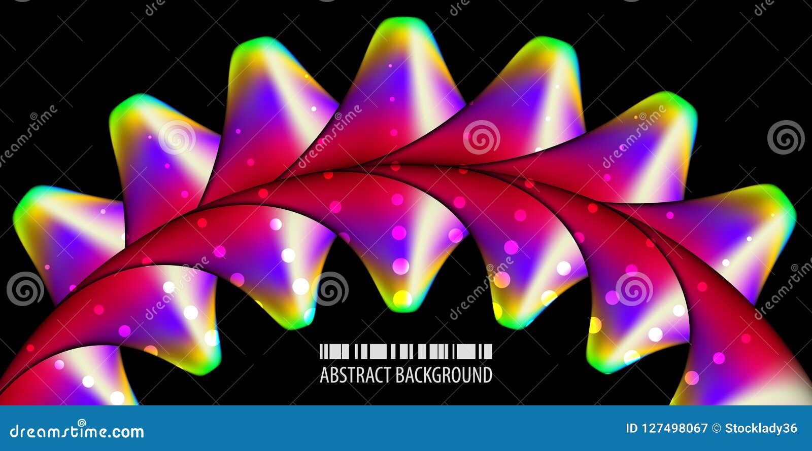 Geometric Colorful Abstract Blended Vector Background Stock Vector ...