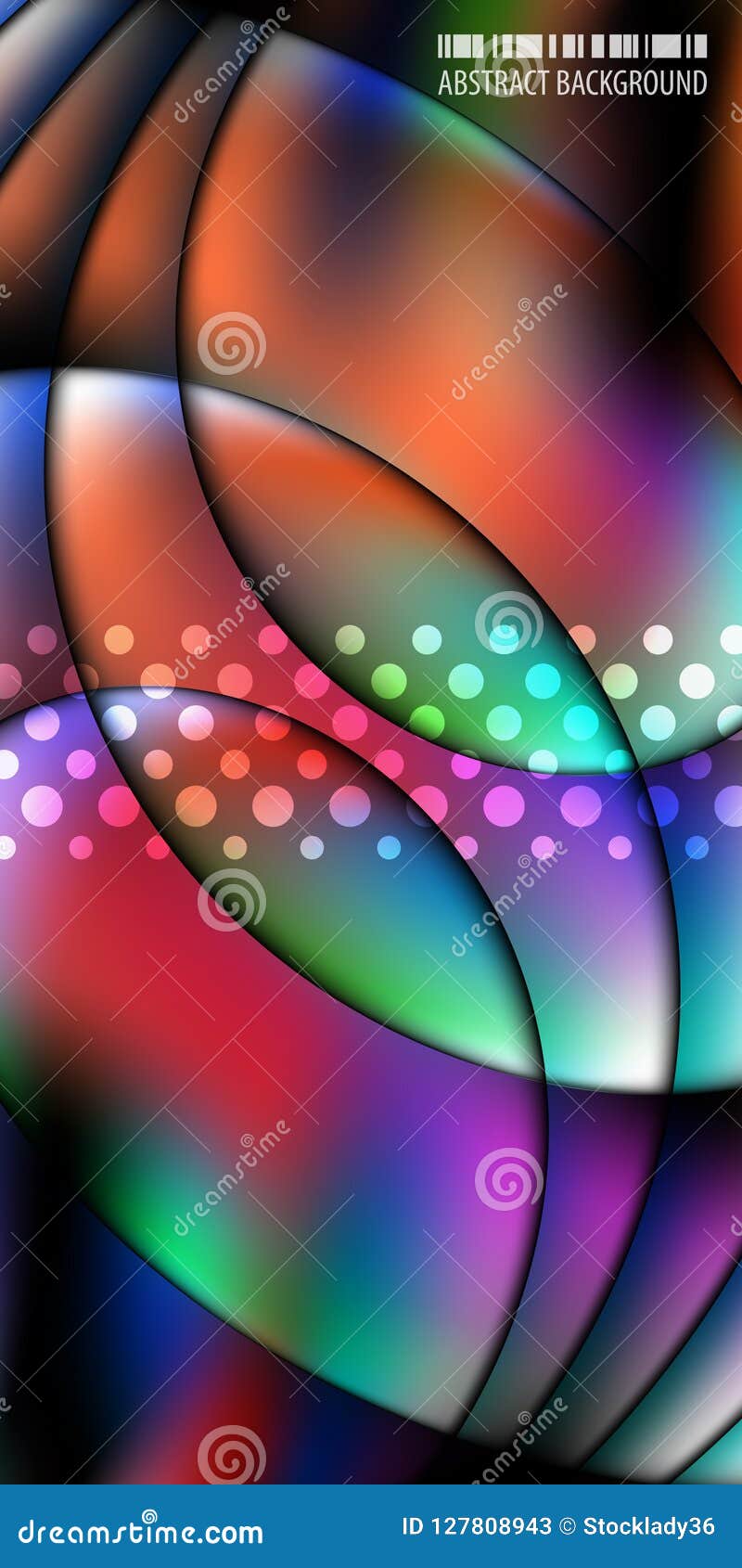 Geometric Colorful Abstract Blended Vector Background Stock Vector ...