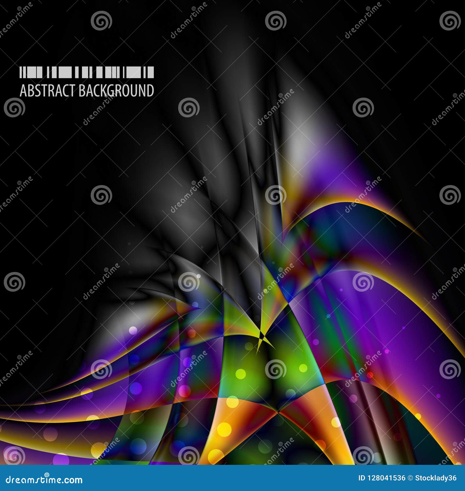 Geometric Colorful Abstract Shaped Background Stock Vector ...
