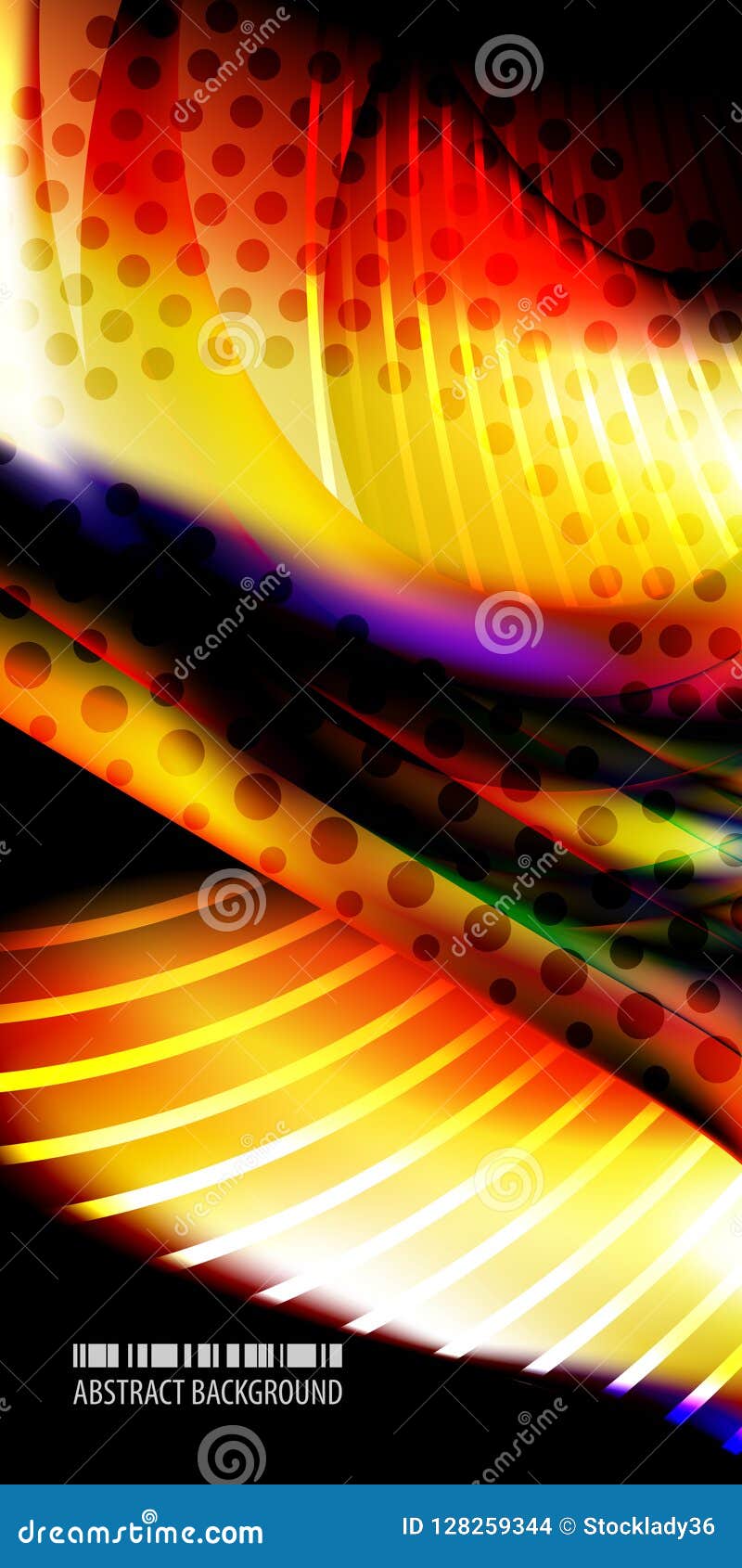 Geometric Colorful Abstract Blended Object Background Stock Vector ...