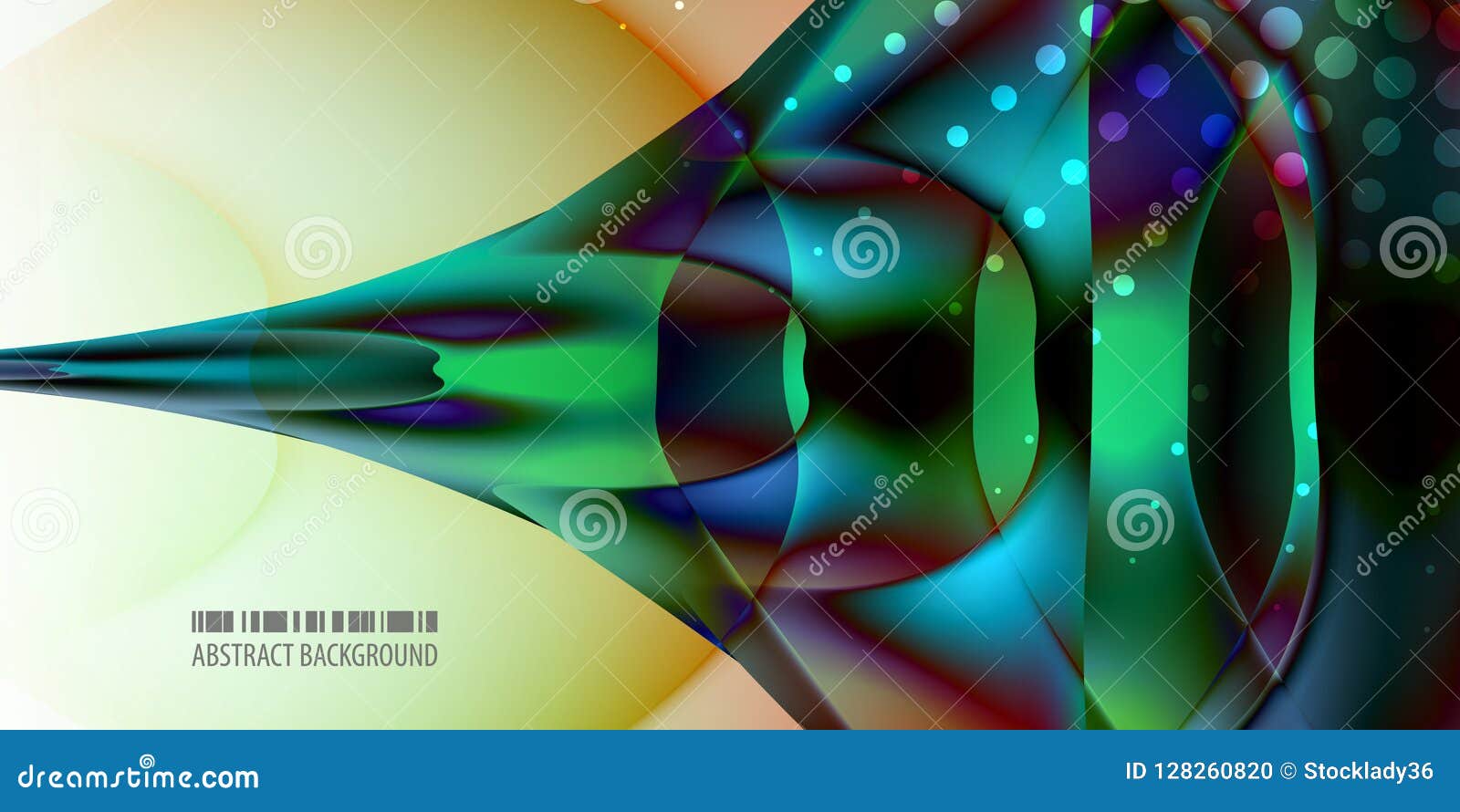 Geometric Colorful Abstract Blended Object Background Stock Vector ...