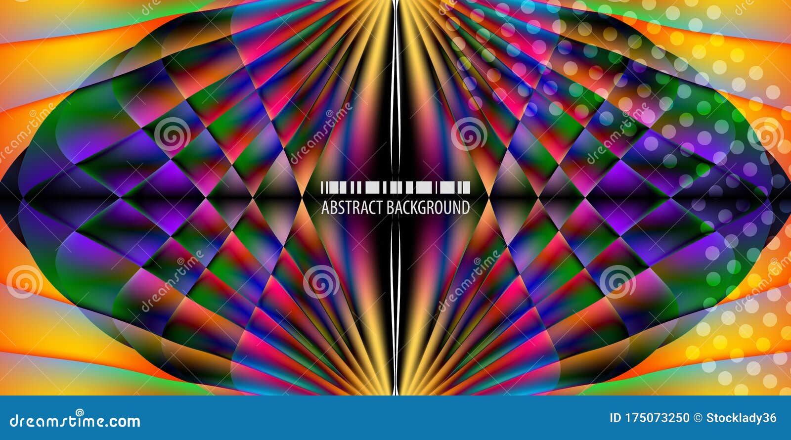 Geometric Stacked Shapes Colorful Abstract Creative Background Stock ...
