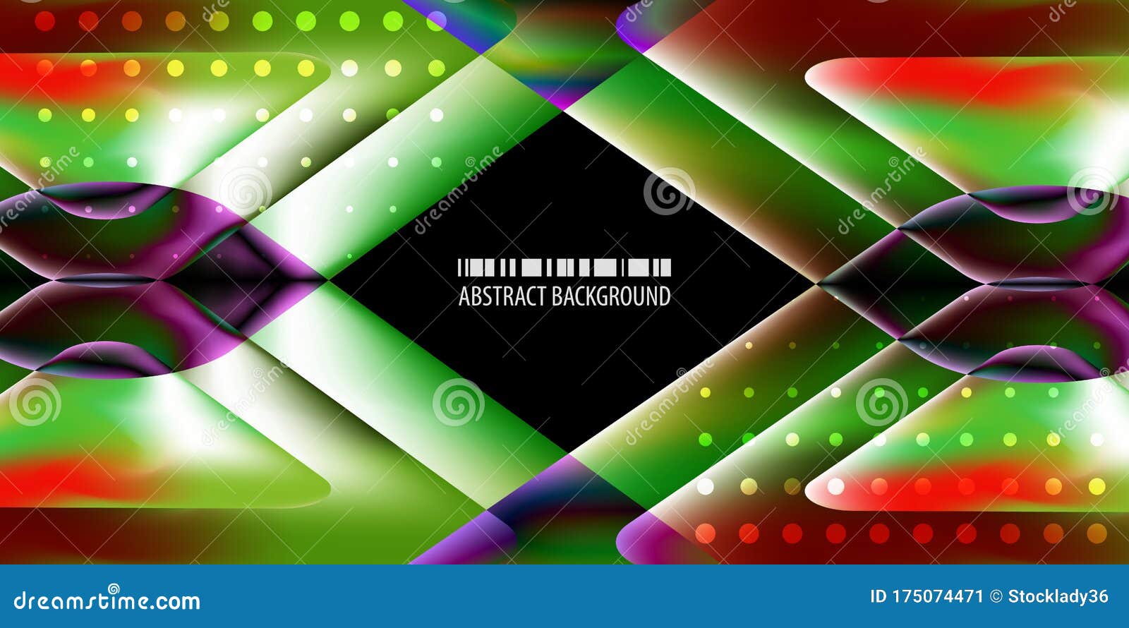 Geometric Stacked Shapes Colorful Abstract Creative Background Stock ...
