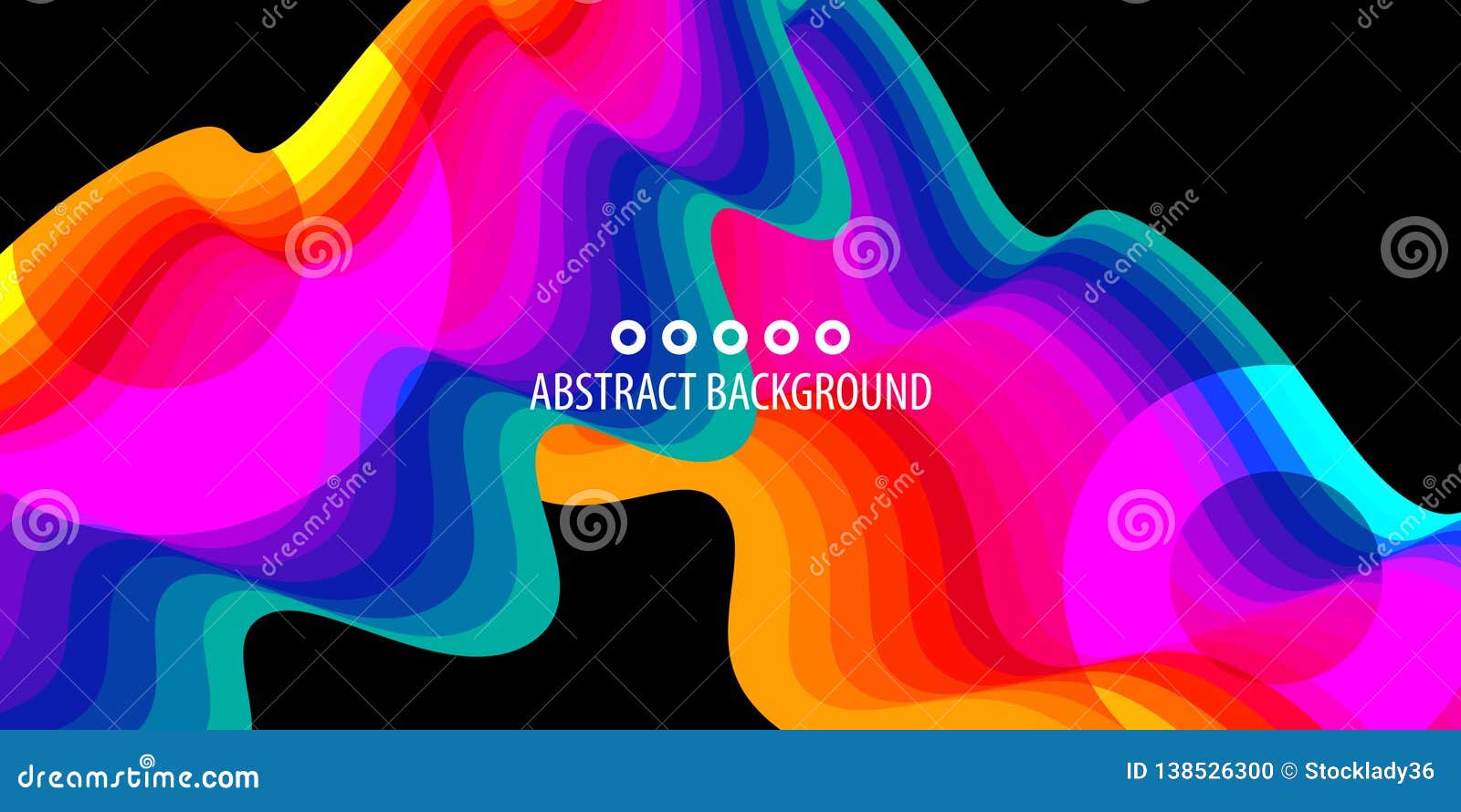 Geometric Colorful Abstract Bars Background Vector Teplate Stock Vector ...