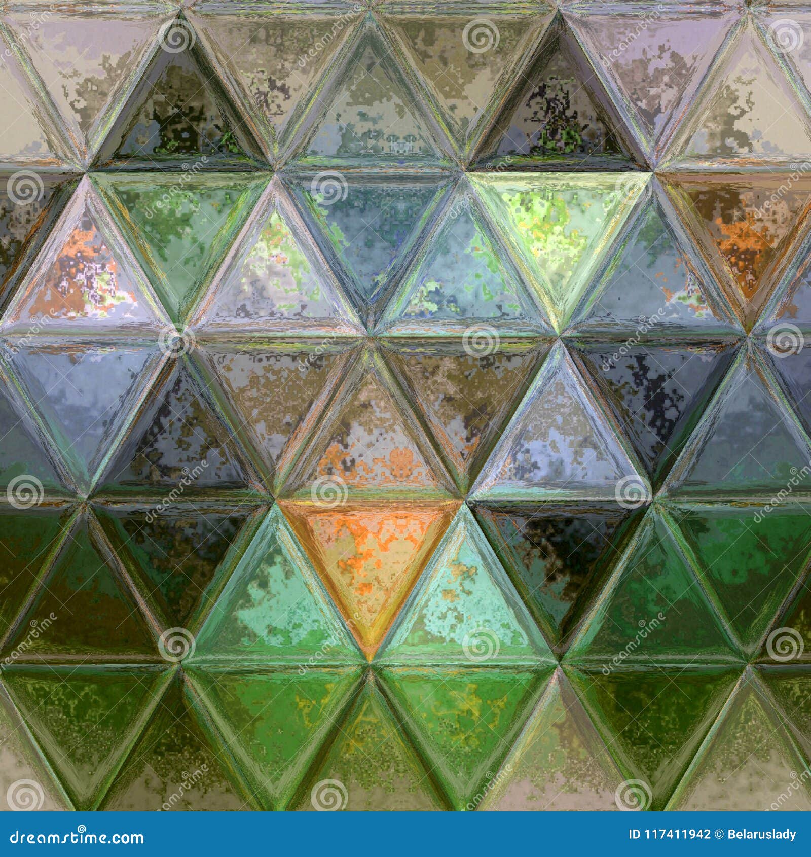 Abstract Geometric Colorful Continuous Background Triangles Design ...