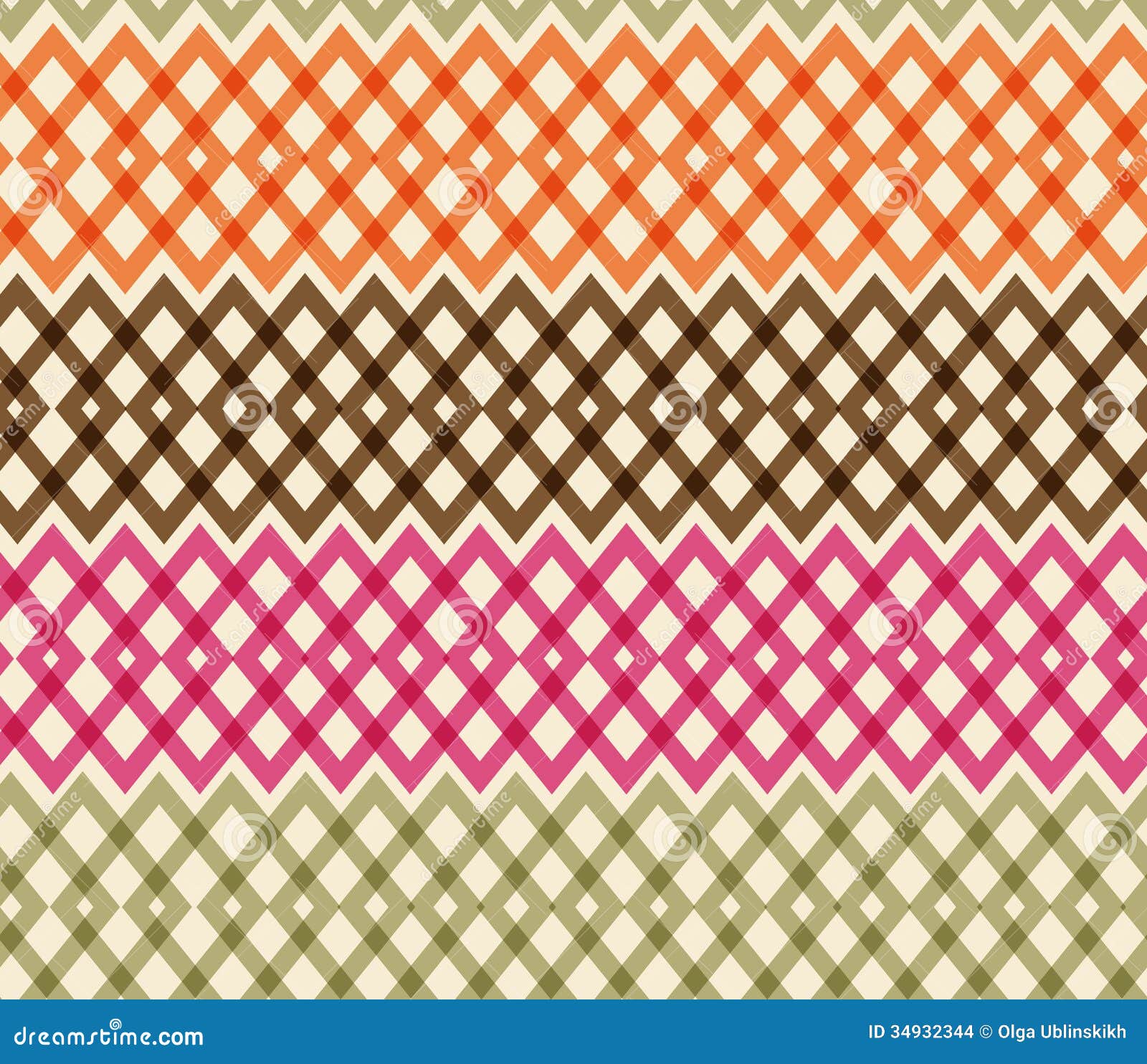 Geometric Colorful Seamless Pattern. Netting Structure Stock ...