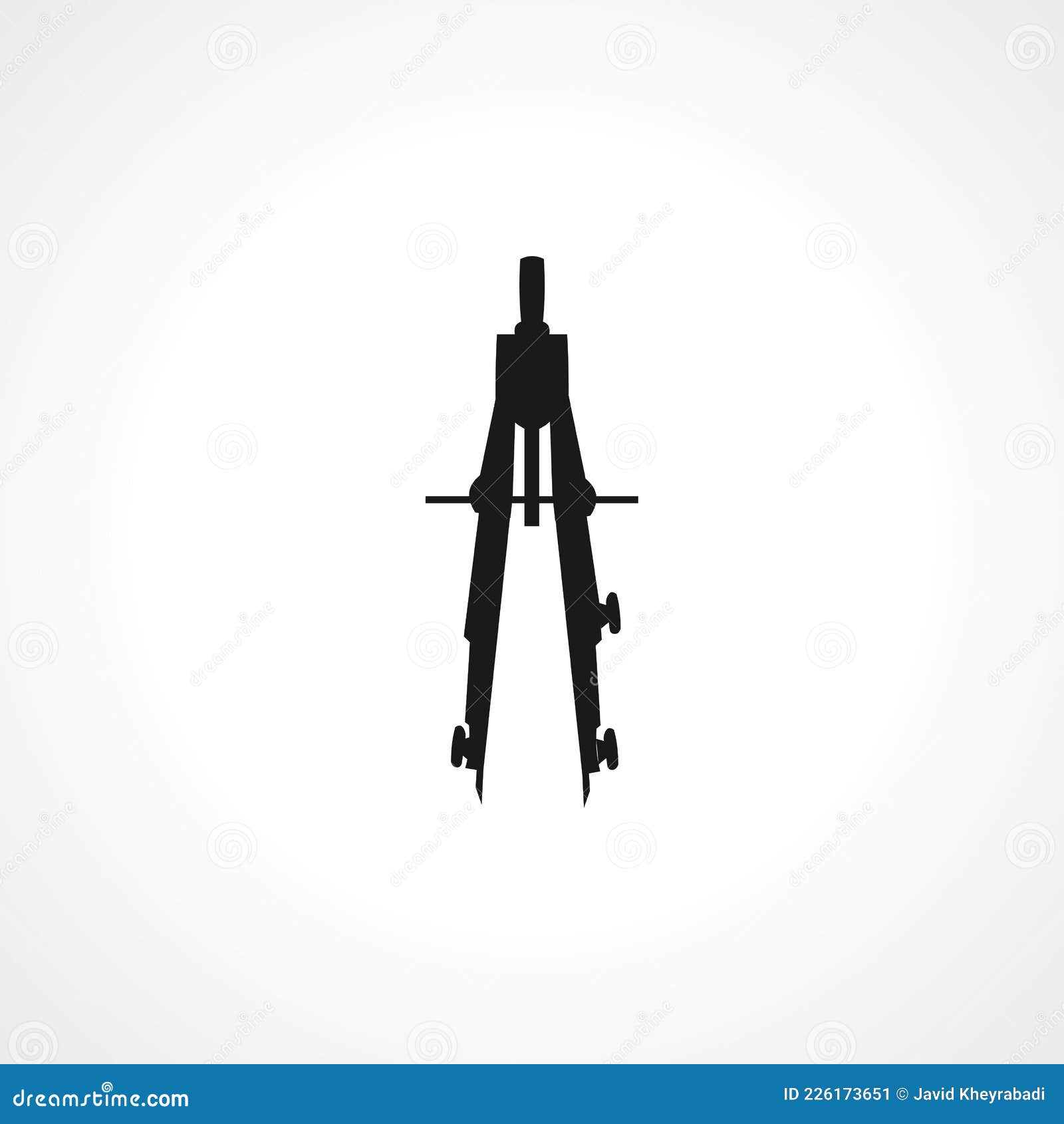 Geometric Compasses Icon. Geometric Compasses Vector Icon. Geometric ...