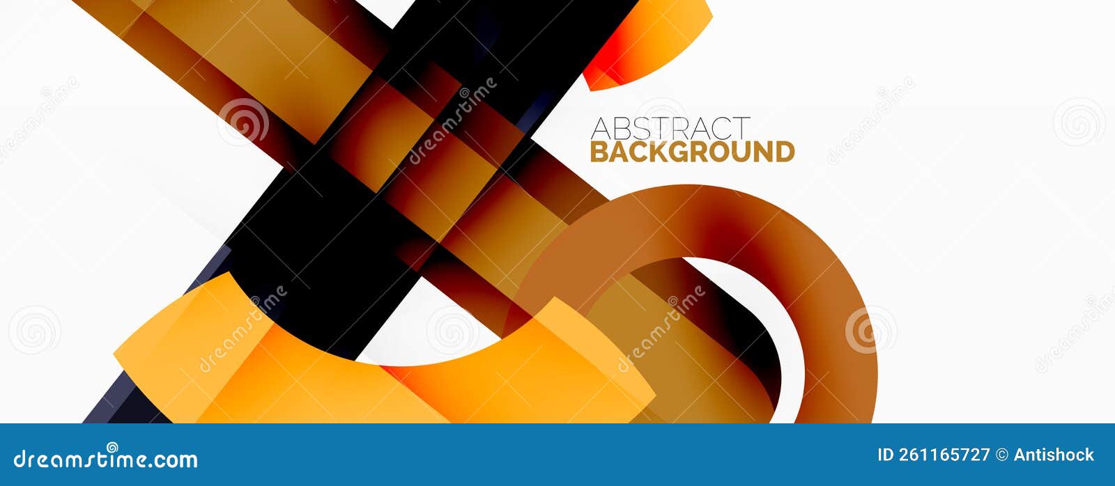Geometric Composition Abstract Background Design Stock Vector ...