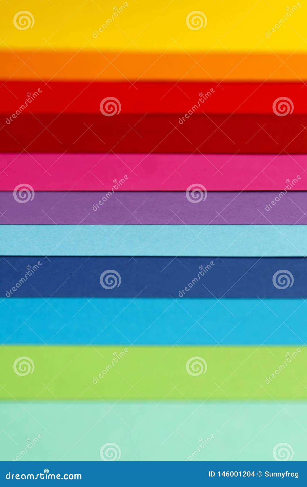 Geometric Composition of Several Bright Color Sheets of Paper. Suitable ...