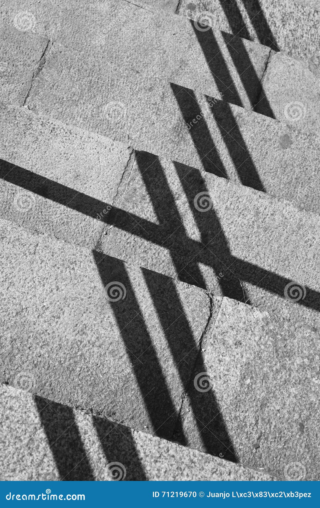 Geometric Composition with Shadows and Stone Steps Stock Photo - Image ...