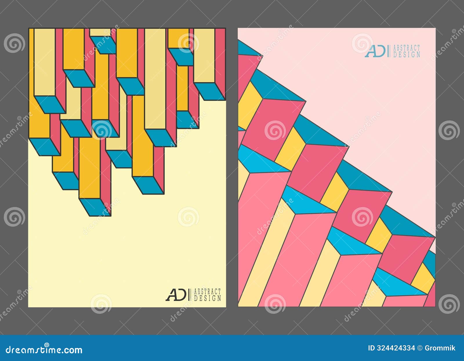 Geometric Composition. Template for Abstract Posters, Covers, and ...