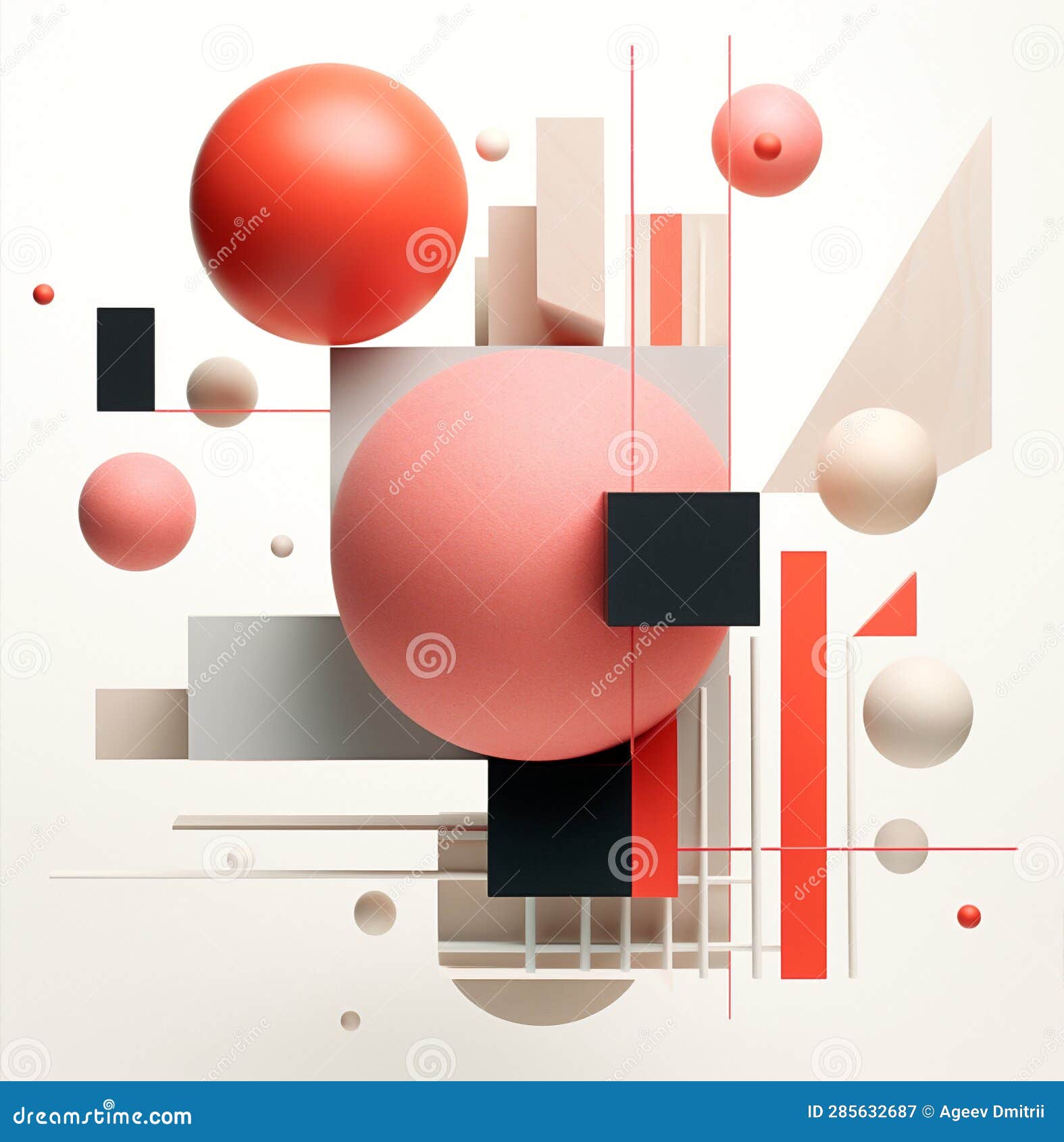 Background Abstract Pink Geometric Design Stock Illustration ...