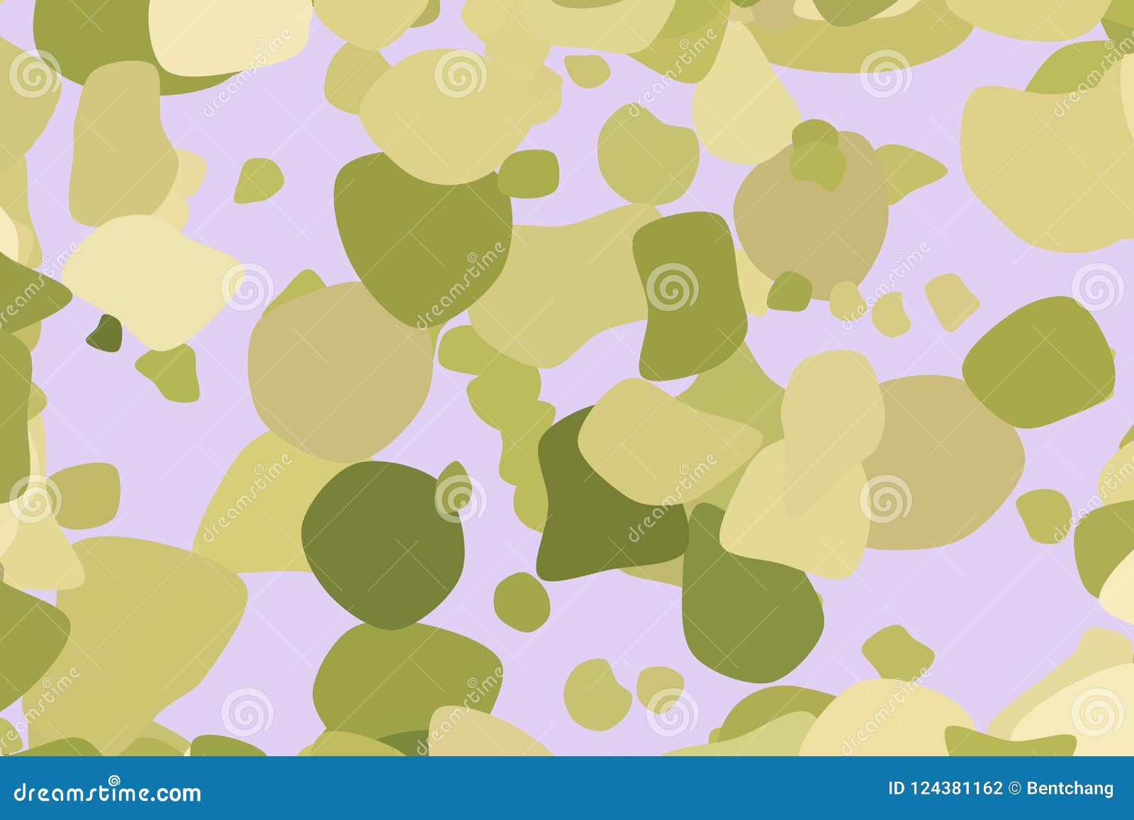 Geometric Conceptual Background Random Rounded Shapes Pattern for ...