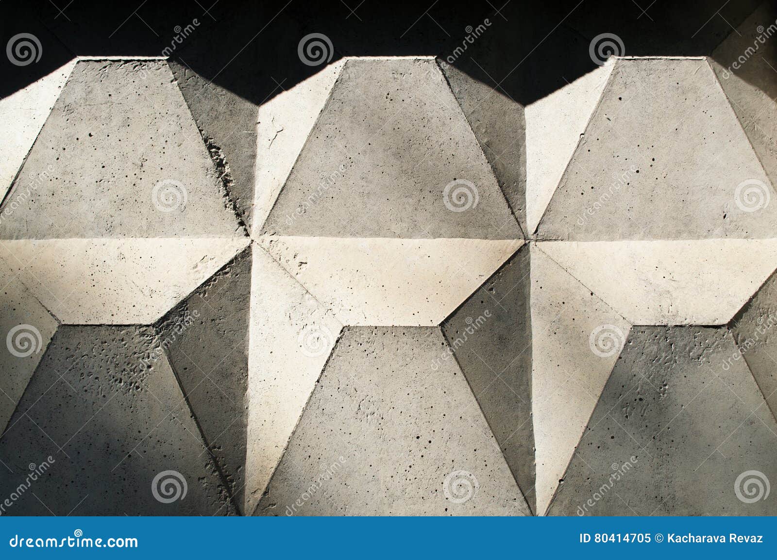 Geometric concrete wall stock image. Image of ornament - 80414705