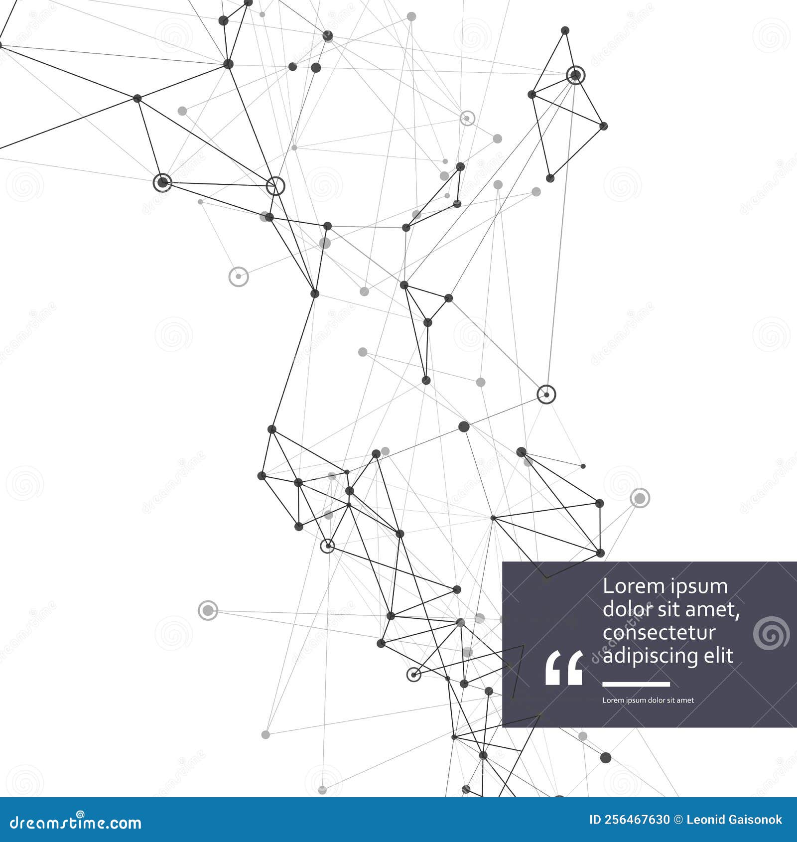 Geometric Connect Line and Dots. Modern Technology Graphic Background ...