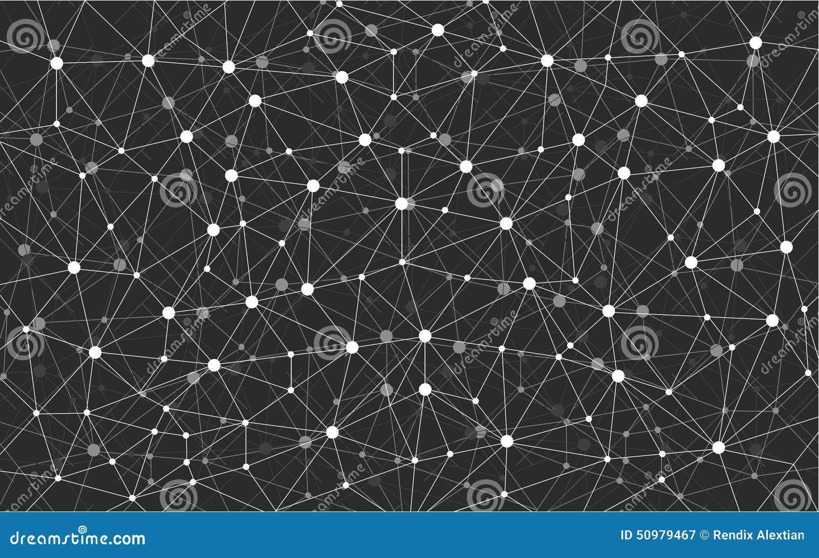 Geometric Connection Background Stock Vector - Illustration of cell ...