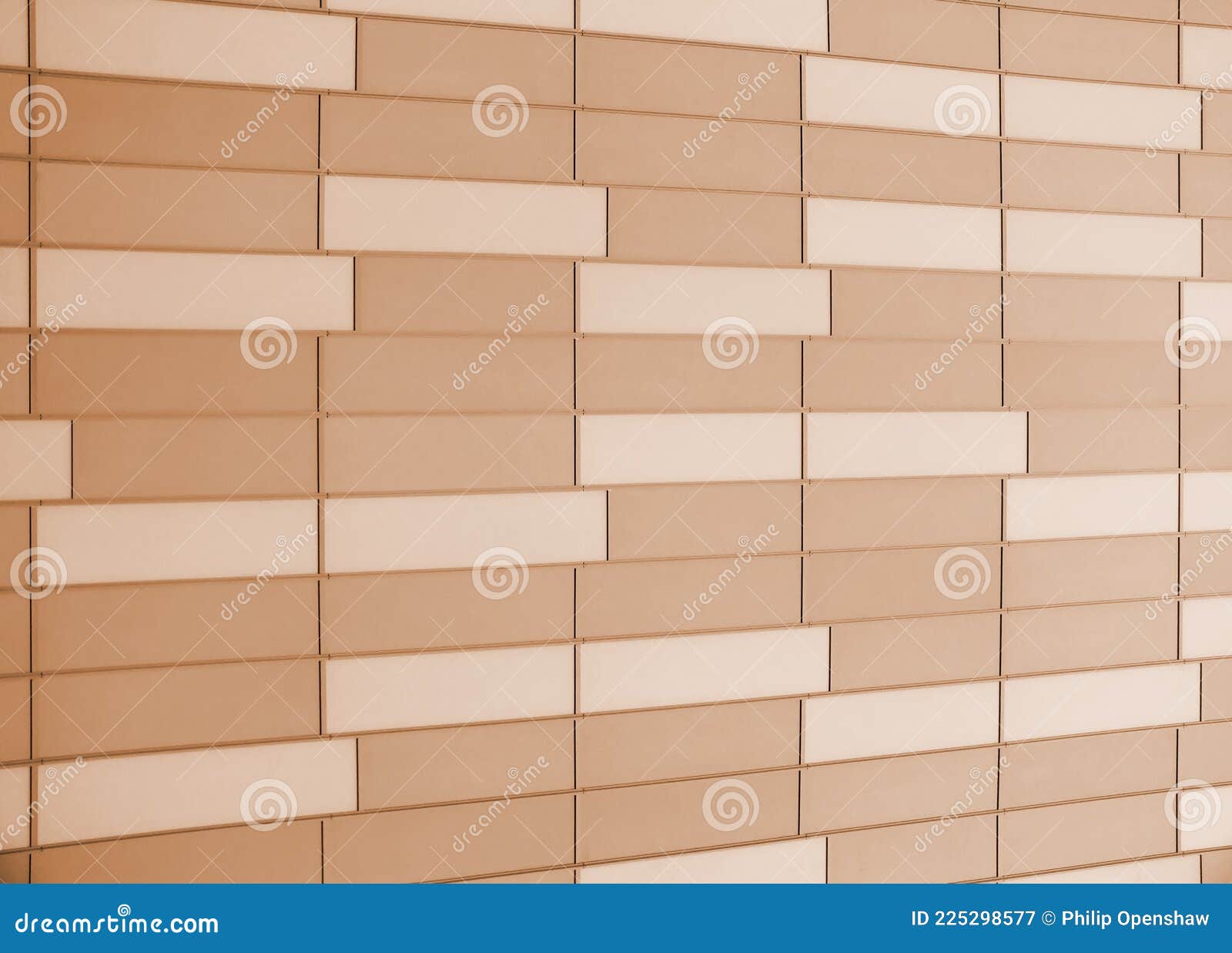 Geometric Copper Toned Metallic Cladding Modern Architectural Facade in ...