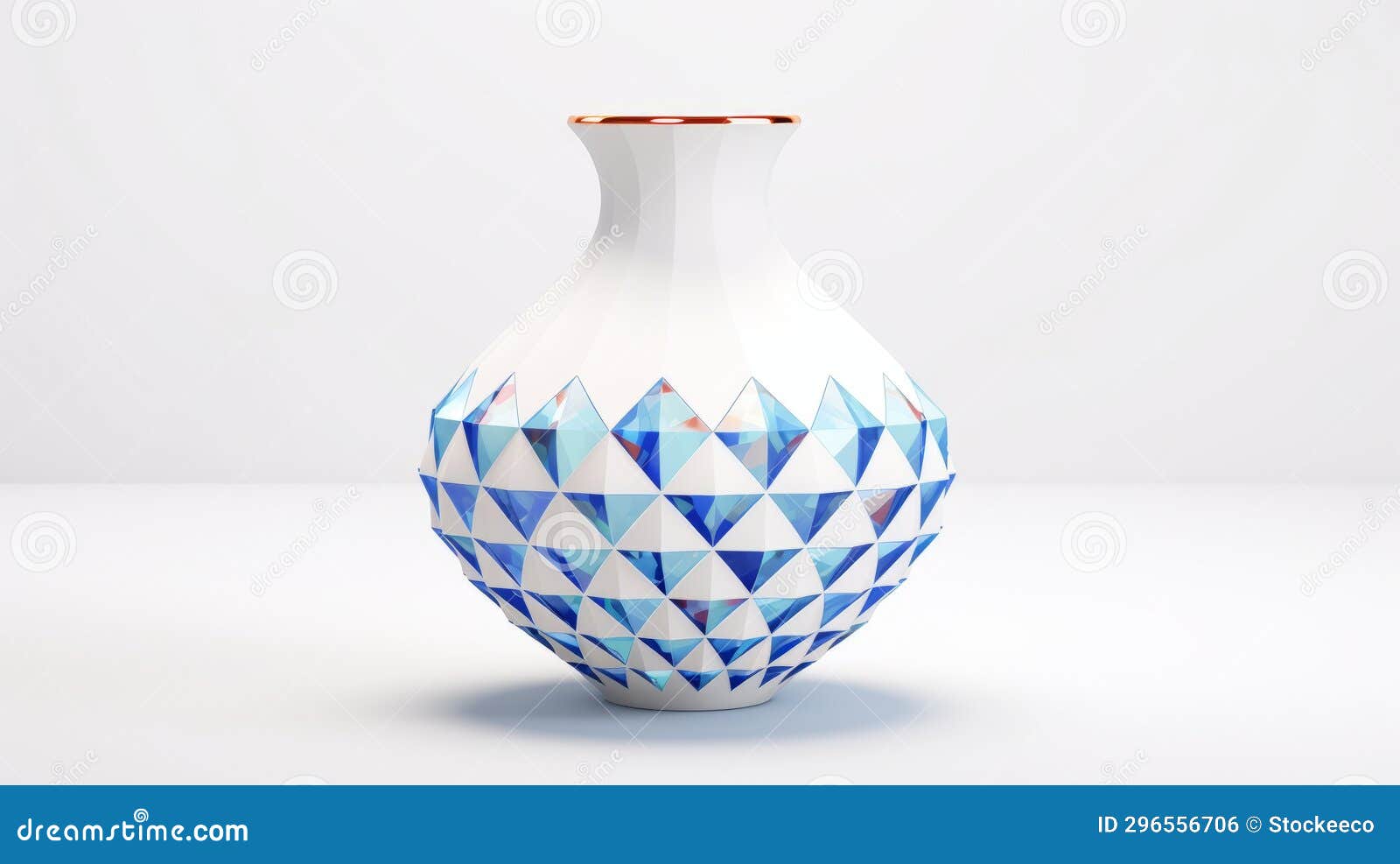Geometric Vase with Photorealistic Renderings and Byzantine-inspired ...
