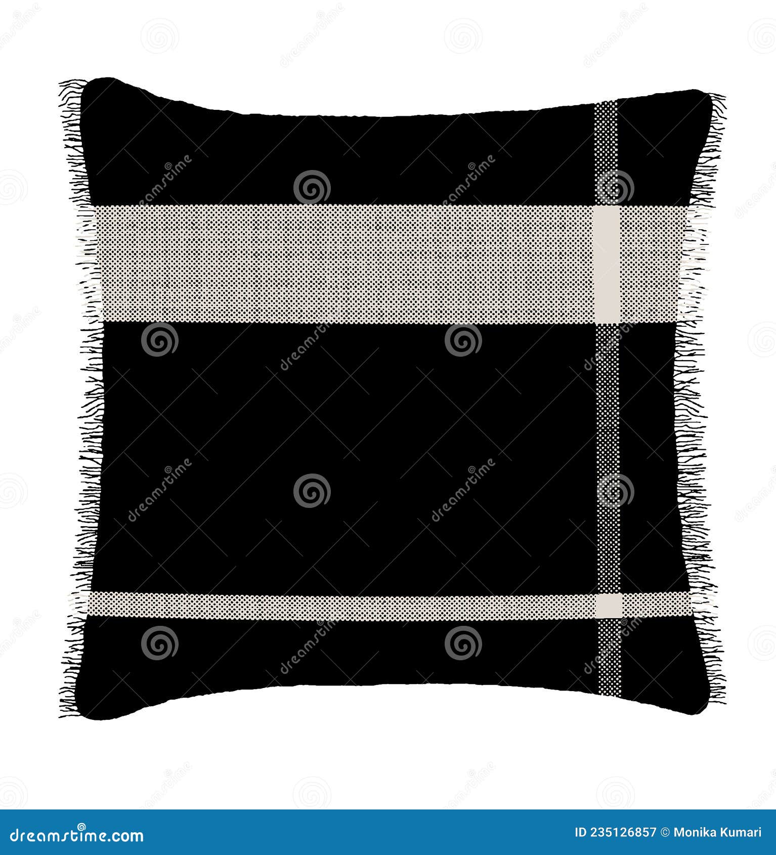 Cushion and Pillow Modern Designs Isolated on White Canvas with High ...