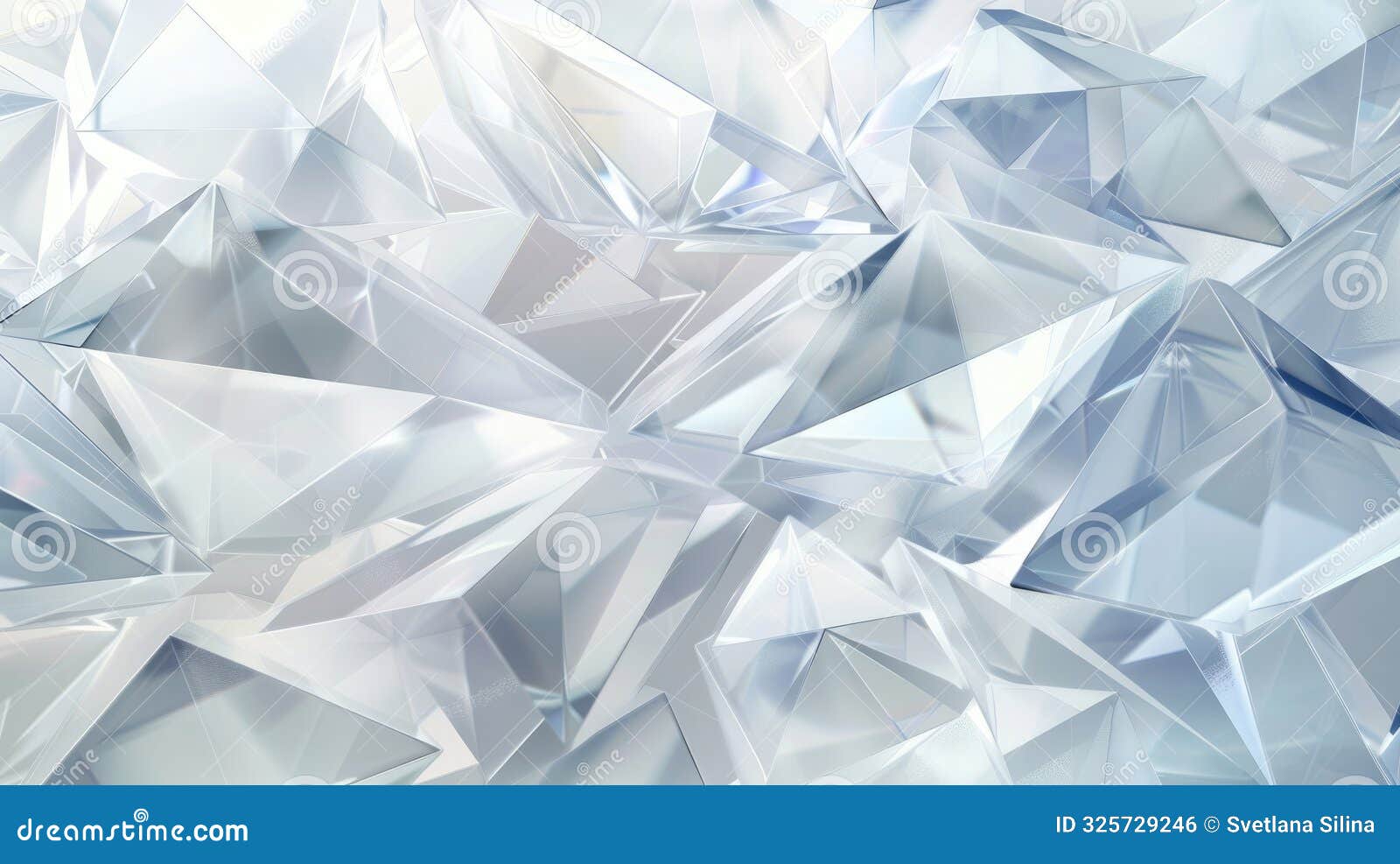 Geometric 3D Digital Art with Transparent Intersecting Triangles and ...