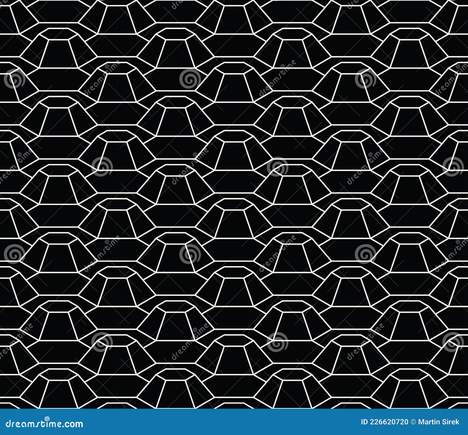Geometric 3d Relief Outline Hexagon Grid Texture Pattern Stock Vector ...