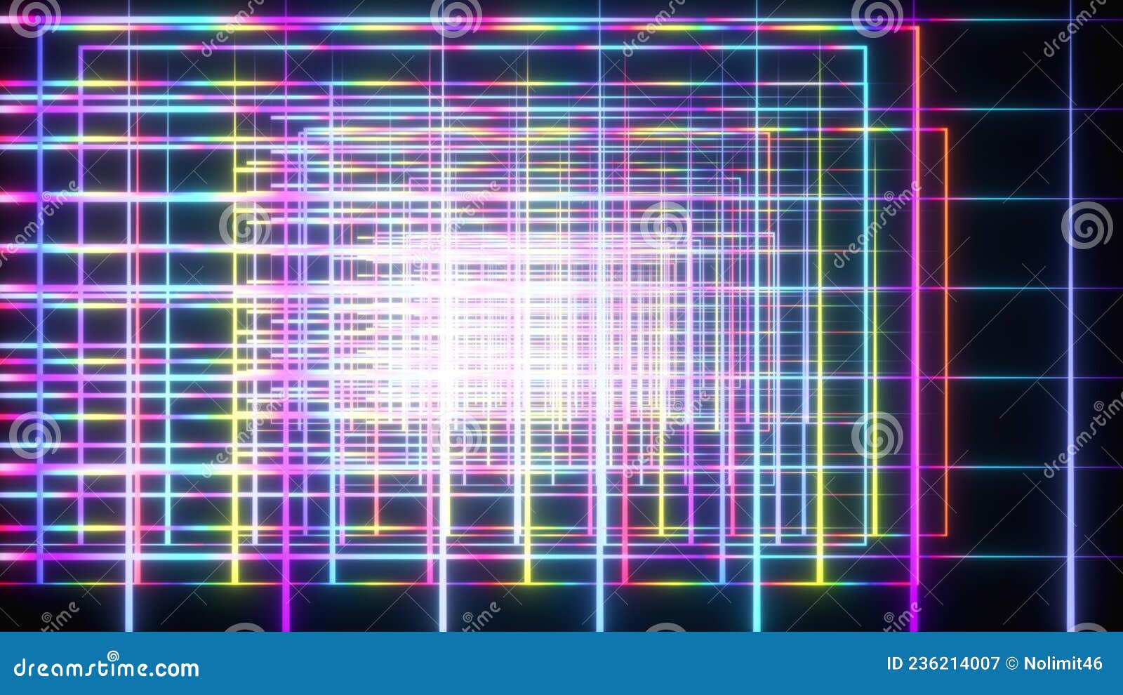 Laser neon linear grid stock illustration. Illustration of tech - 236214007