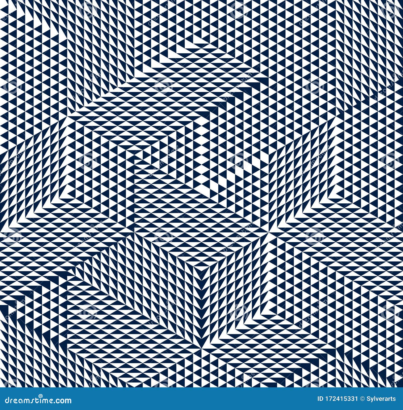 Geometric 3D Seamless Pattern with Cubes, Rhombus and Triangles Boxes ...