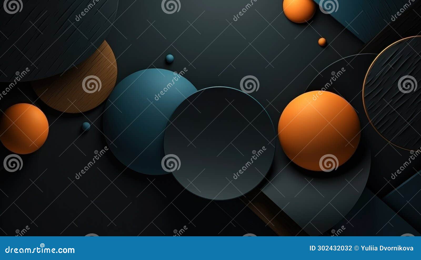 Geometric 3d Smooth Matte Shapes. Abstract Background with Black Colour ...