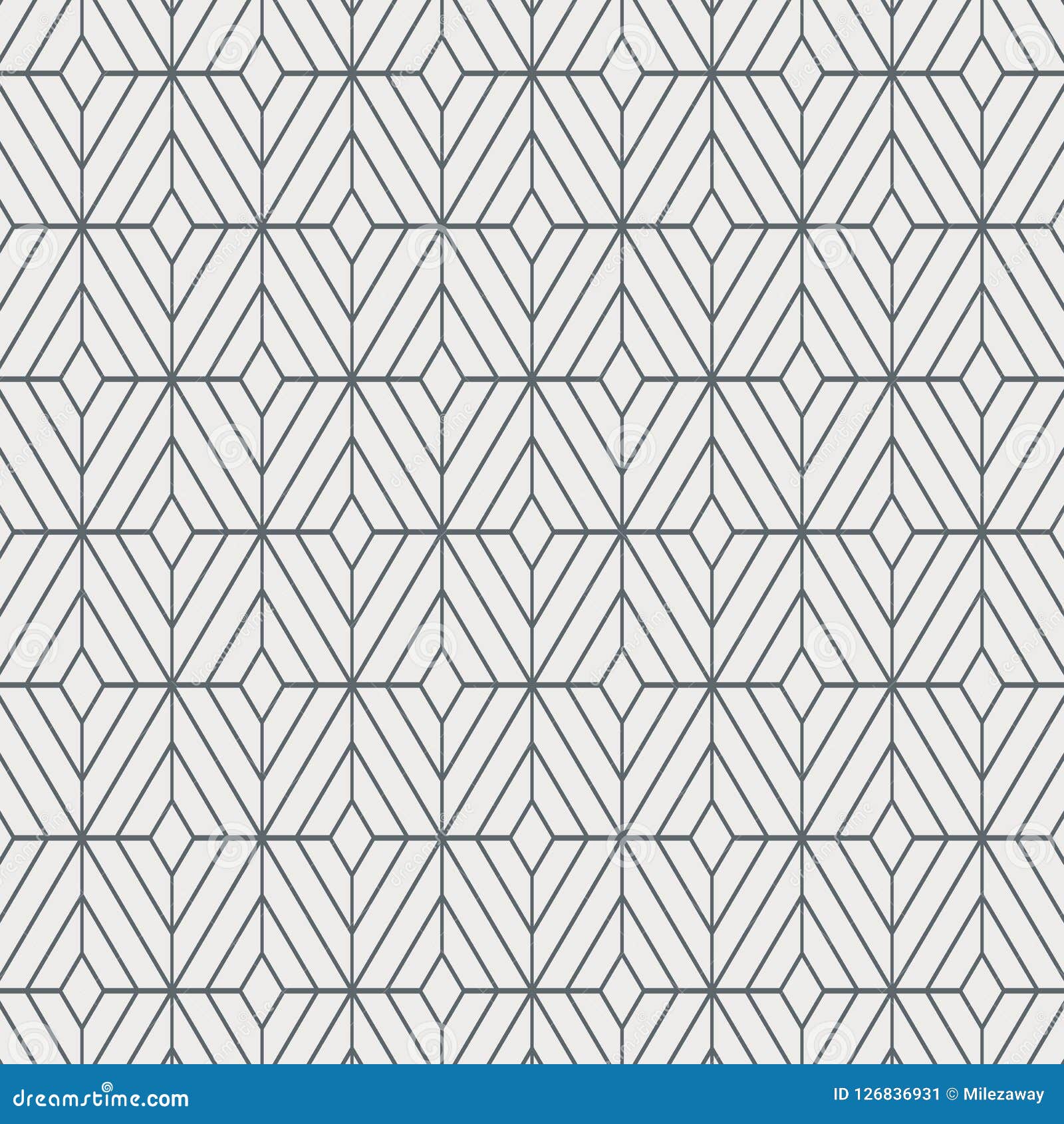 Geometric Decor Vector Pattern Repeating Square Diamond Shape