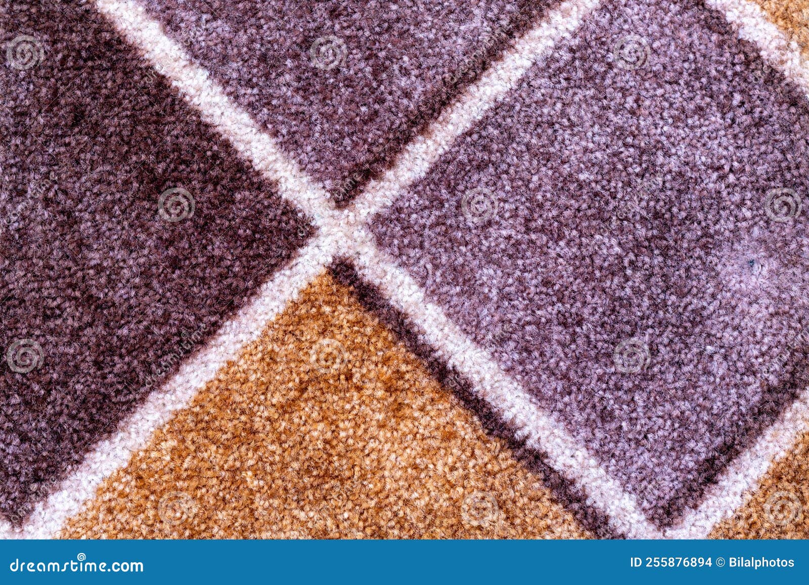 Geometric Design Carpet Texture Background Closeup Stock Photo - Image ...