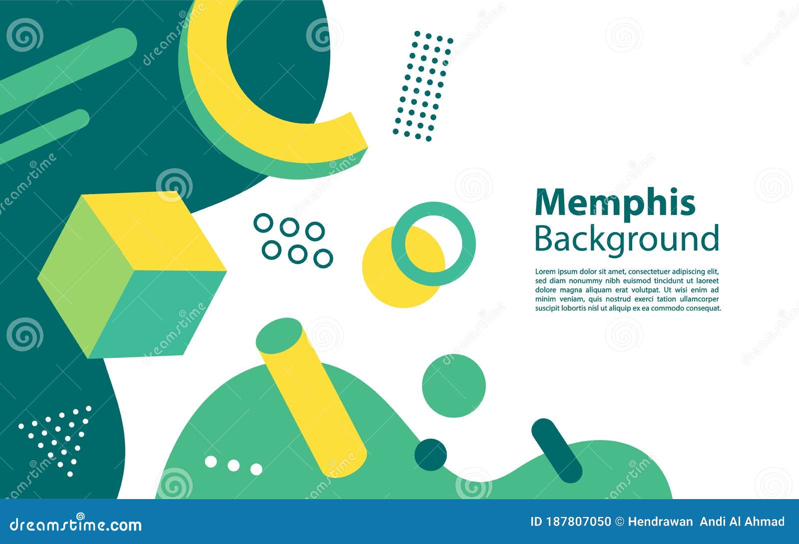 Geometric Design and Memphis Style Elements. Graphic Design Element ...