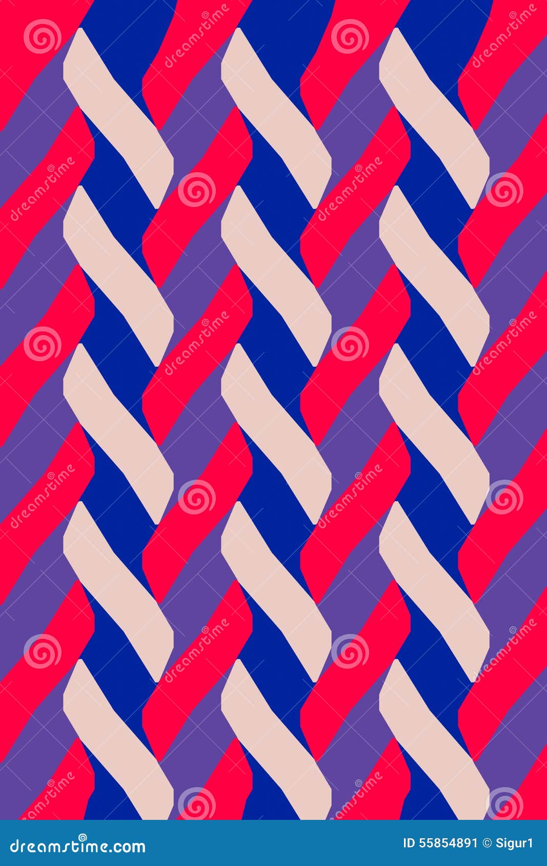 Geometric Design Pattern Interlaced Stock Illustration - Illustration ...