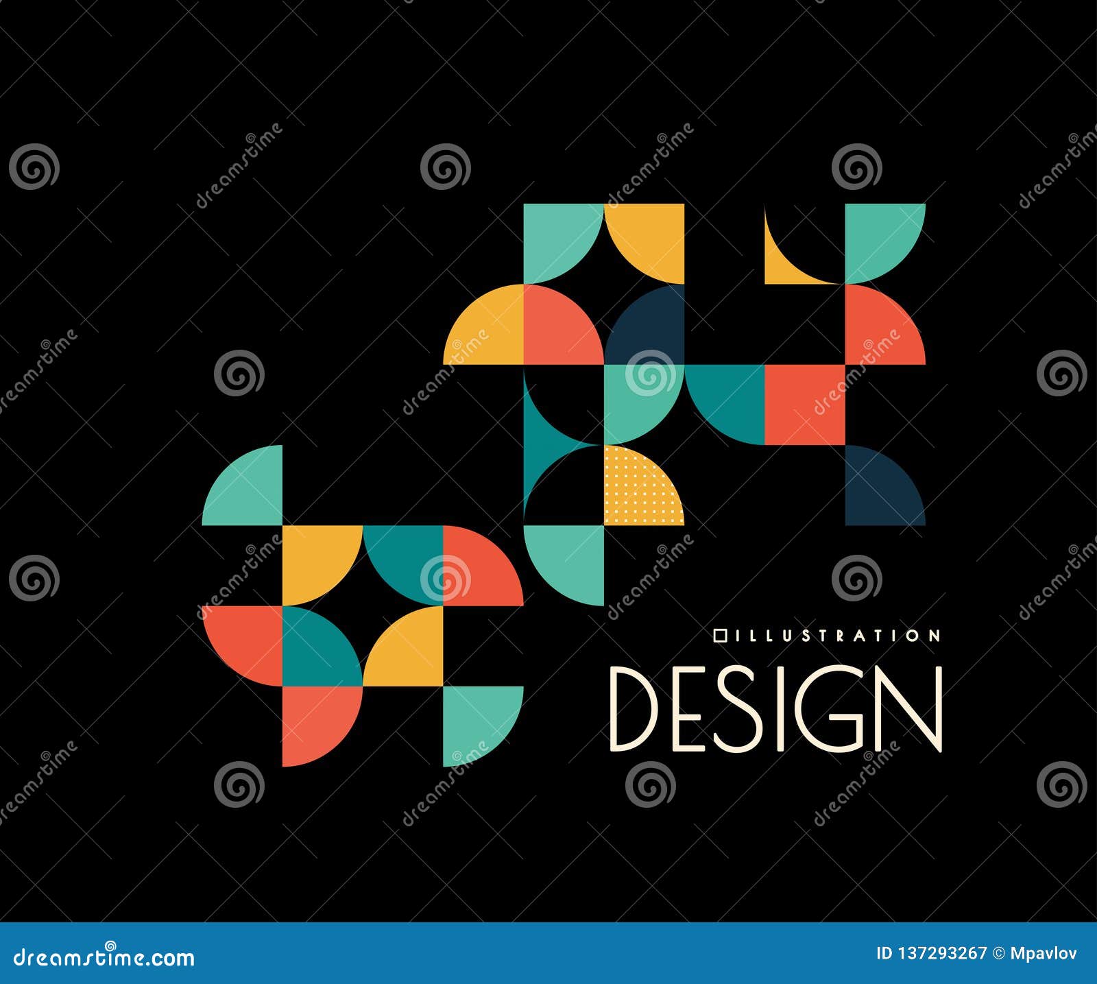 Geometric Design with Shapes in the Style of Squares with Rounded ...