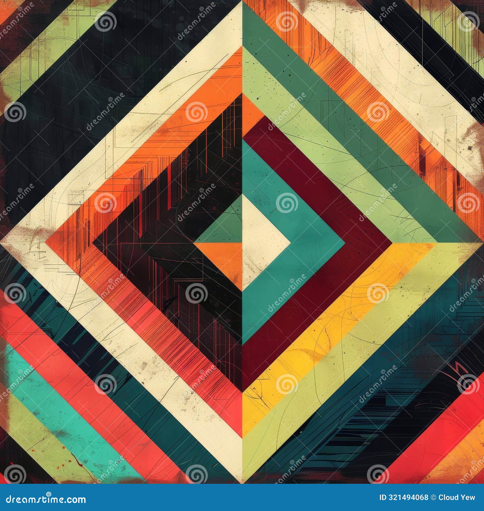 Geometric Designs Creating Structured Layout Patterns on a Modern ...