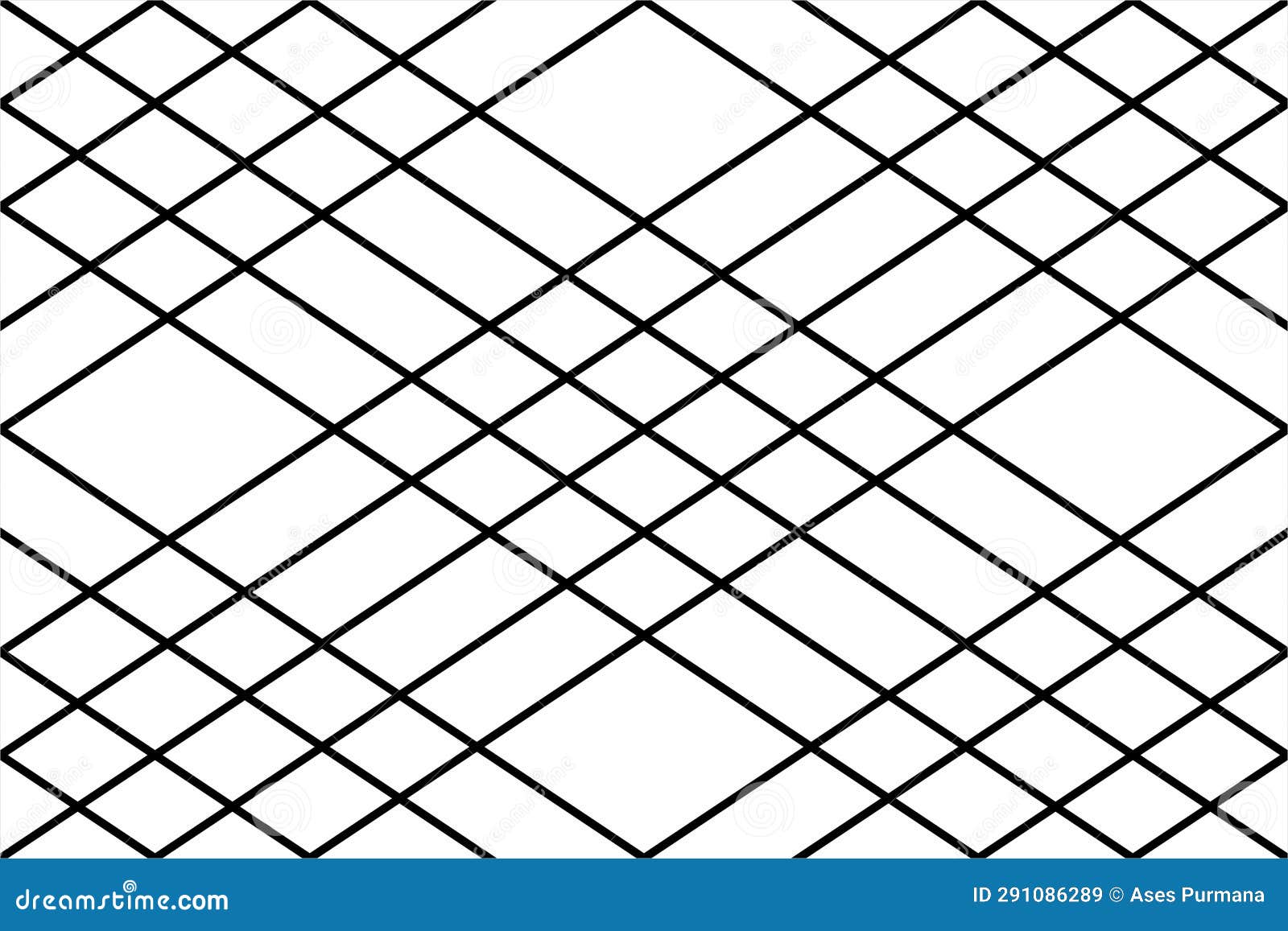 Geometric of Diagonal Rhombus Stripe Pattern. Set 2 Stock Illustration ...