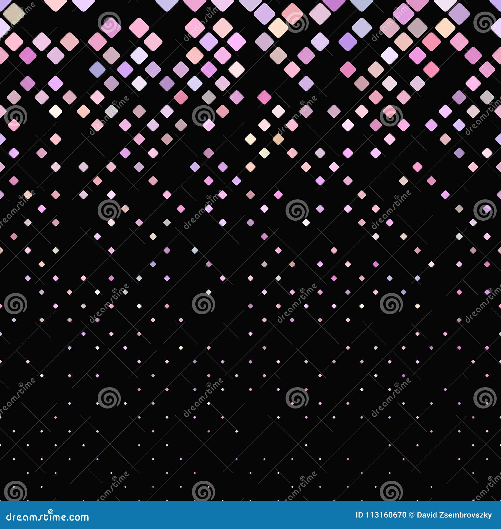 Geometric Diagonal Square Pattern Background Design Stock Vector