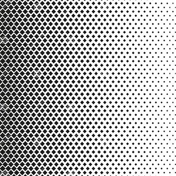 Geometric Diamond Pattern. Halftone Gradient Texture. Black and White ...