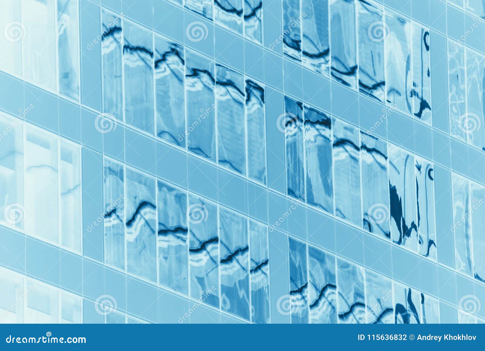 Geometric Distorted Modern Buildings Windows. Stock Photo - Image of ...