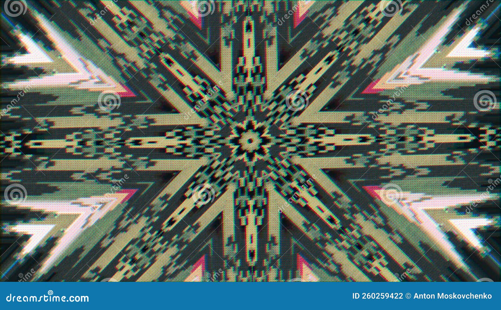 Geometric Distortion, Abstract Geometric Background, Bright and Rich ...