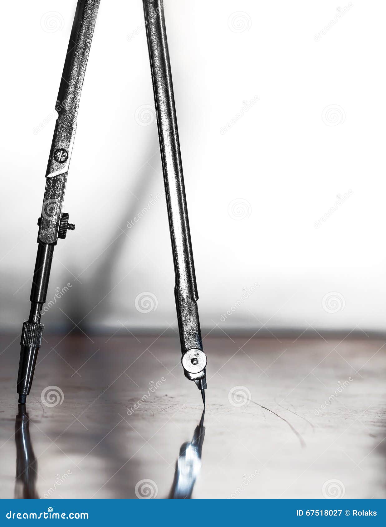 Geometric Dividers with Reflection Stock Image - Image of fastening ...