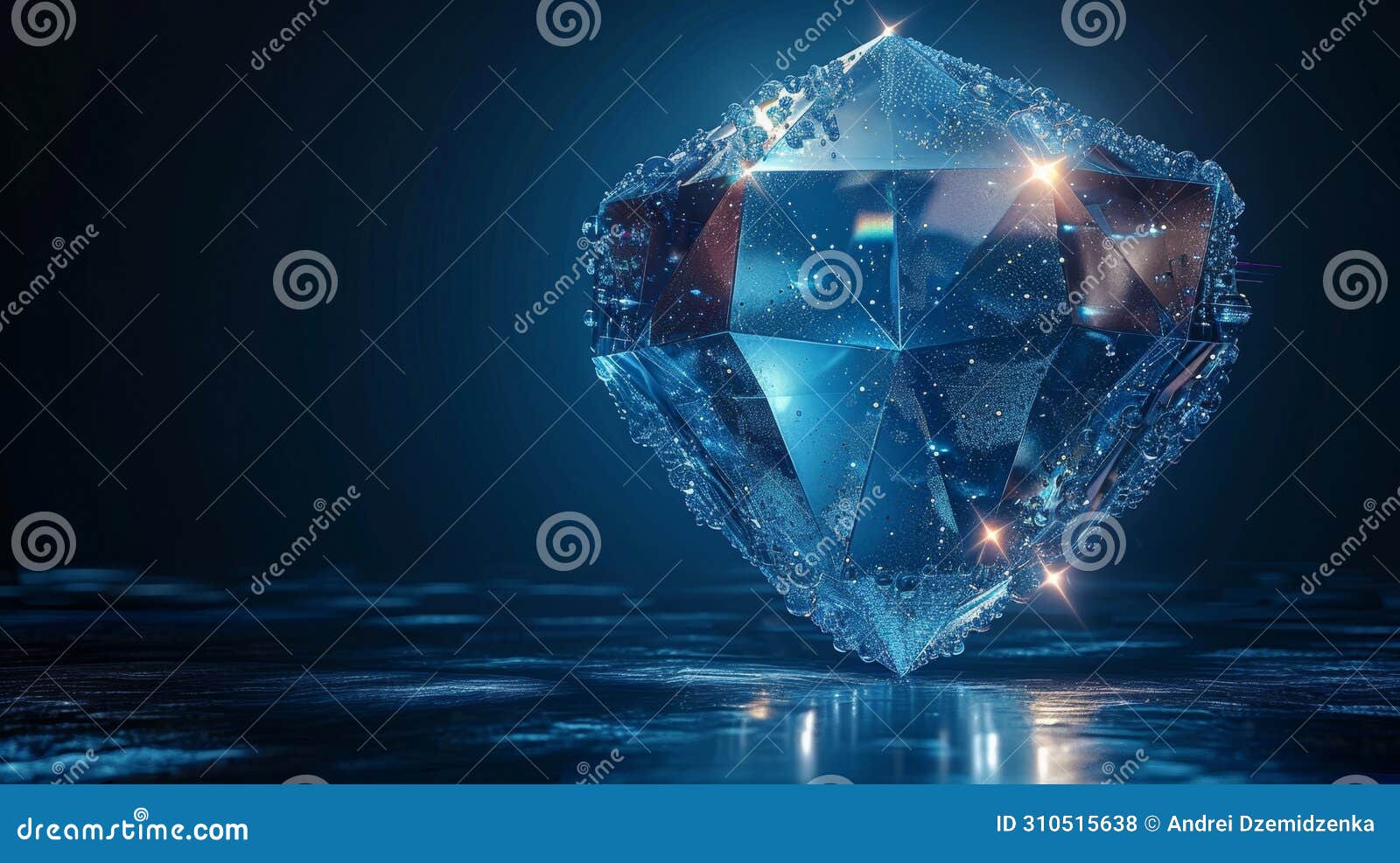 Geometric Dome Shield Modern Illustration on a Blue Background. a ...